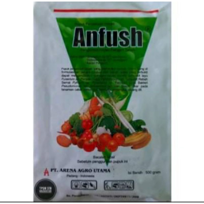 Jual PUPUK FUNGISIDA PENGENDALI TANAH HAYATI ANFUS KEMASAN 500 GRM ...