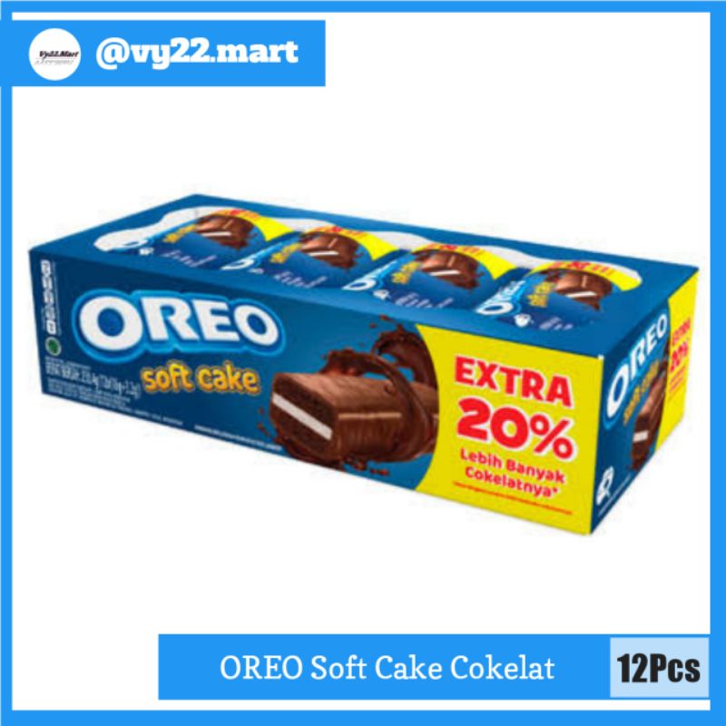Jual Oreo Soft Cake Box isi 12Pcs | Shopee Indonesia