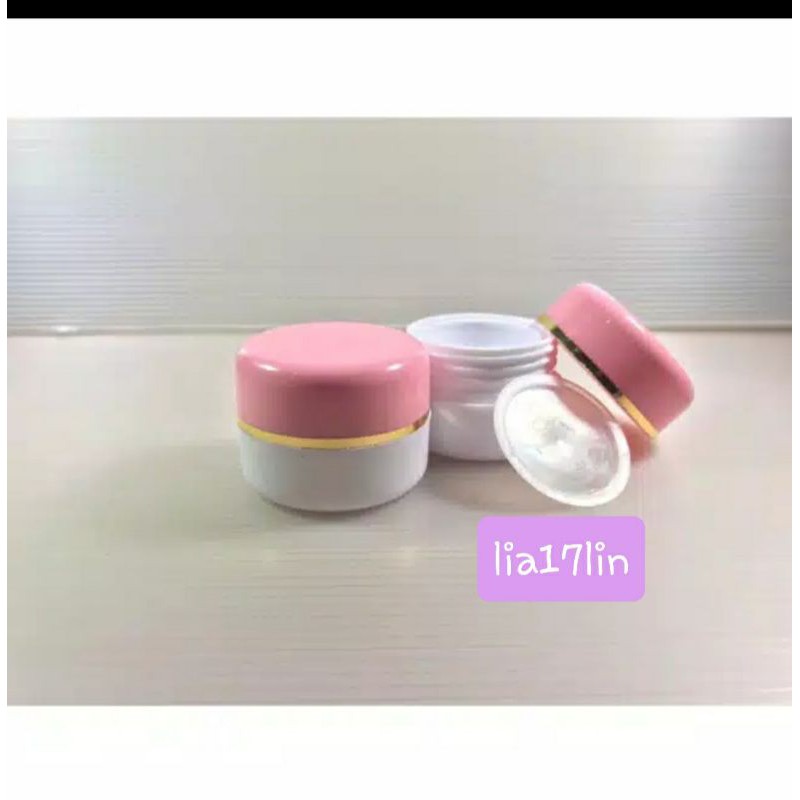 Jual Pot Cream 12,5 gram Pot Cream 12,5 gr Pink Putih | Shopee Indonesia
