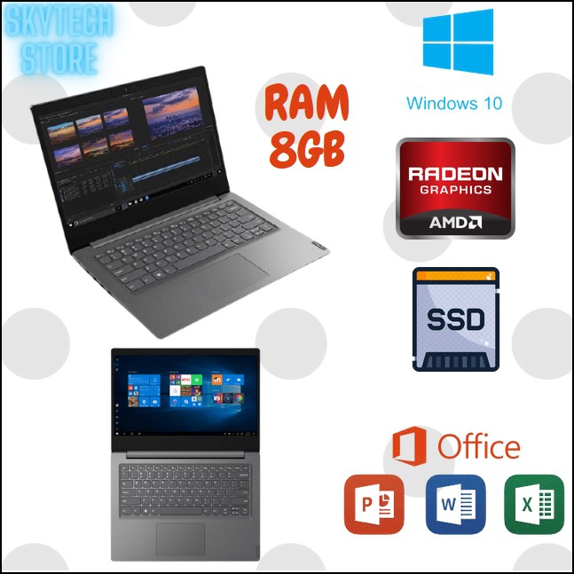 Jual LENOVO V14 AMD ATHLON GOLD 3150U RAM8GB SSD256GB AMD RADEON ...