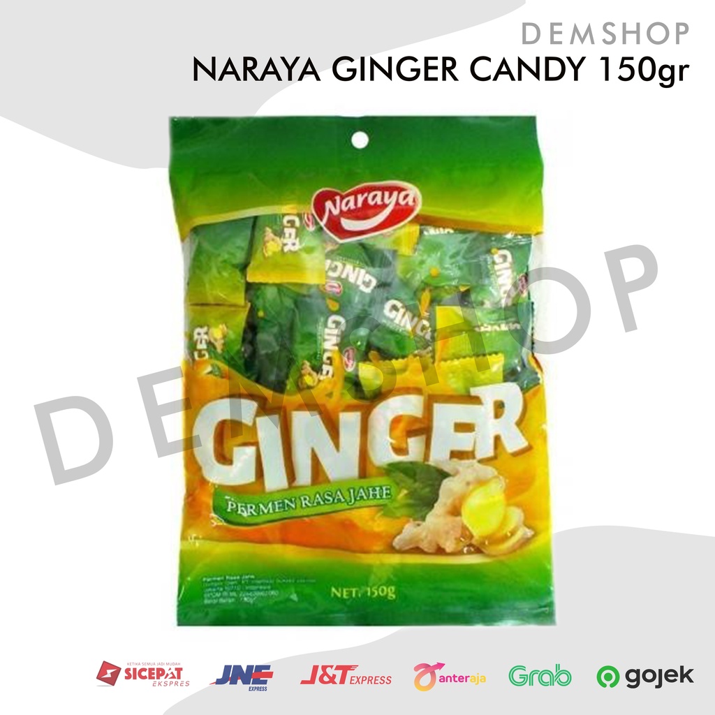 Jual NARAYA GINGER CANDY PERMEN RASA JAHE 150G / NARAYA GINGER CANDY ...