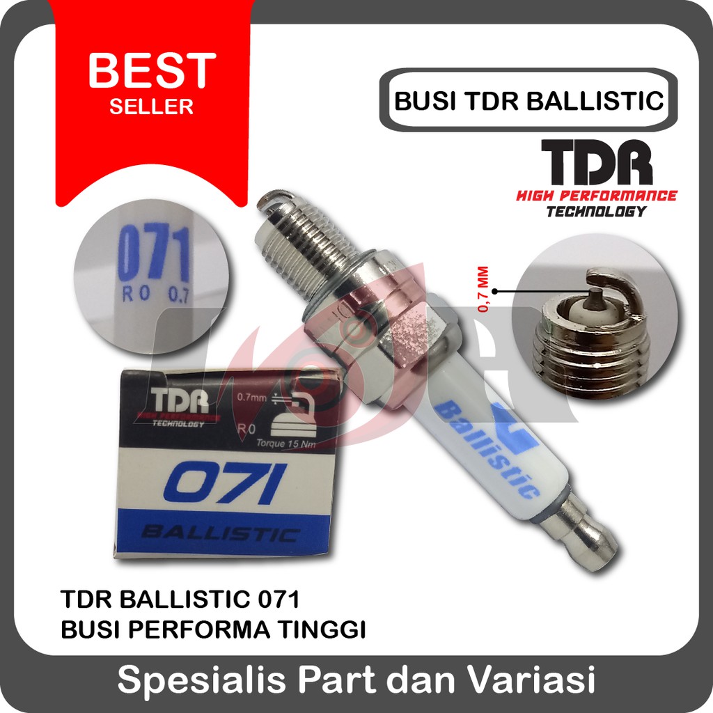 Jual Busi TDR 071 061R Ballistic Mio Jupiter Vega Supra Grand Revo Spin ...