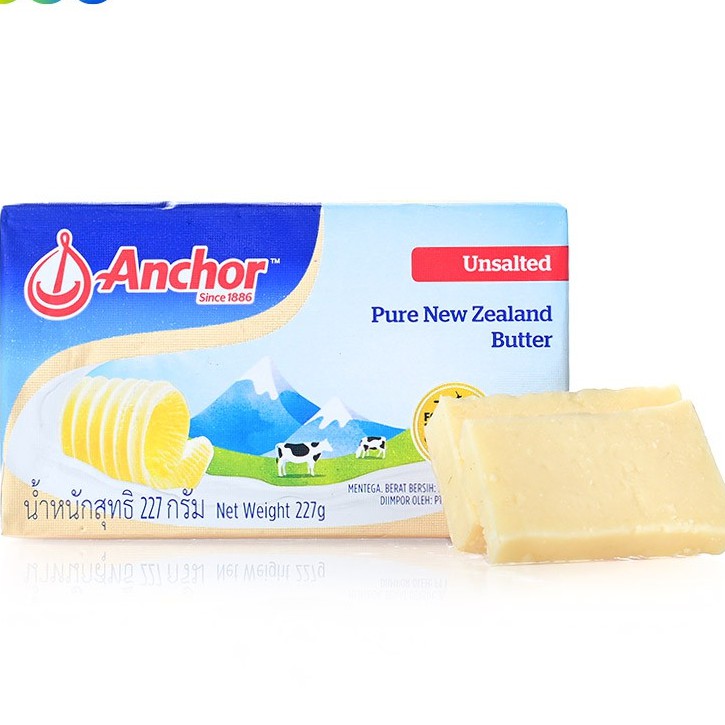 Jual Anchor Unsalted Butter 227g | Shopee Indonesia