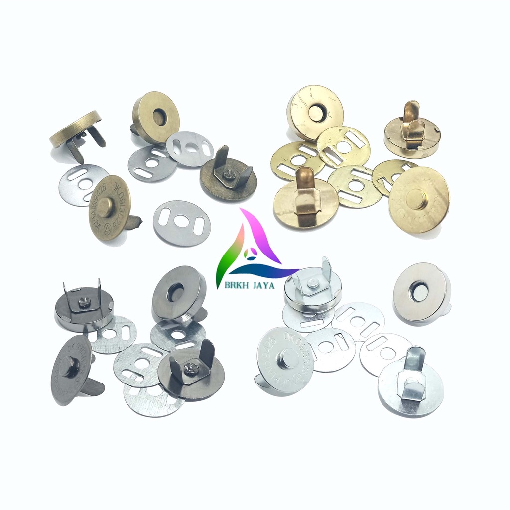 Jual KANCING MAGNET TAS 18 MM / KANCING MAGNET DOMPET / KANCING MAGNET ...