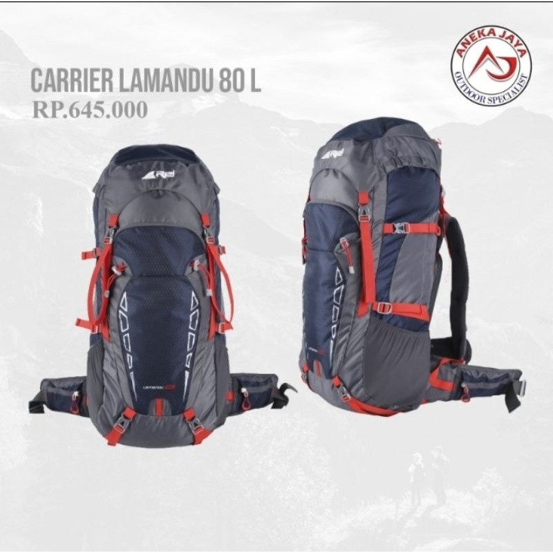 Jual CARRIER AREI LAMANDU 80 LITER | Shopee Indonesia