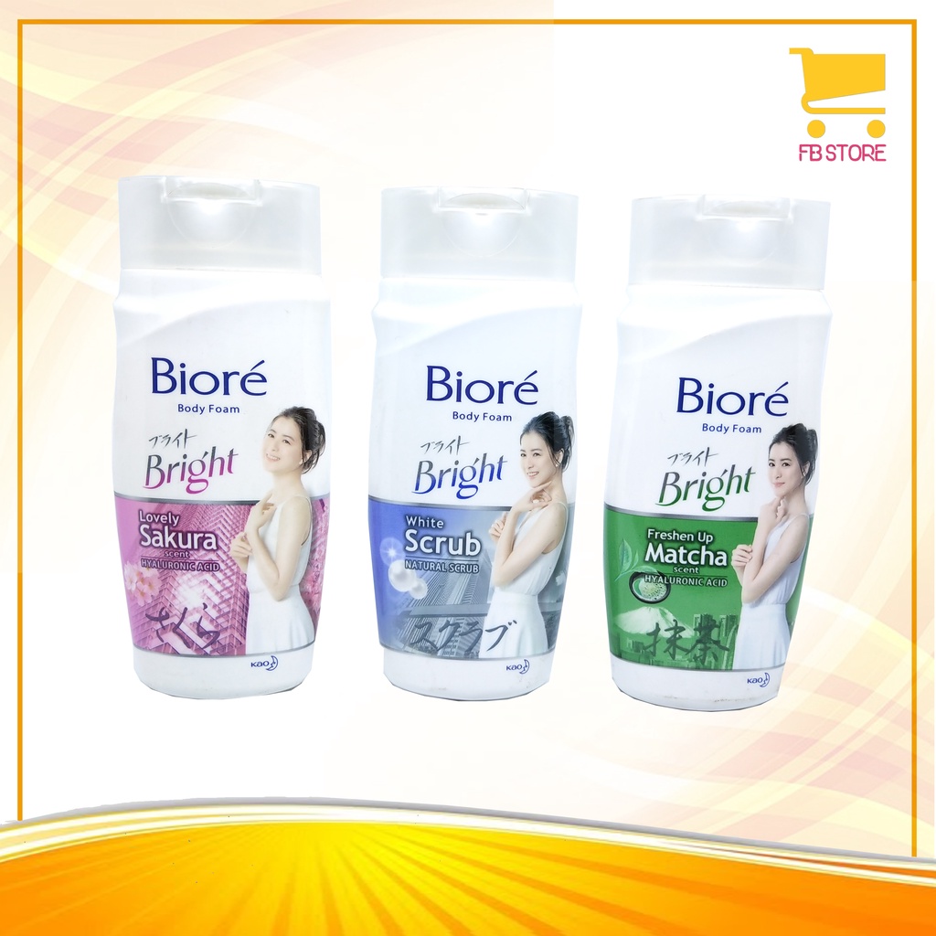 Jual Biore Body Foam Bright 100Ml | Shopee Indonesia