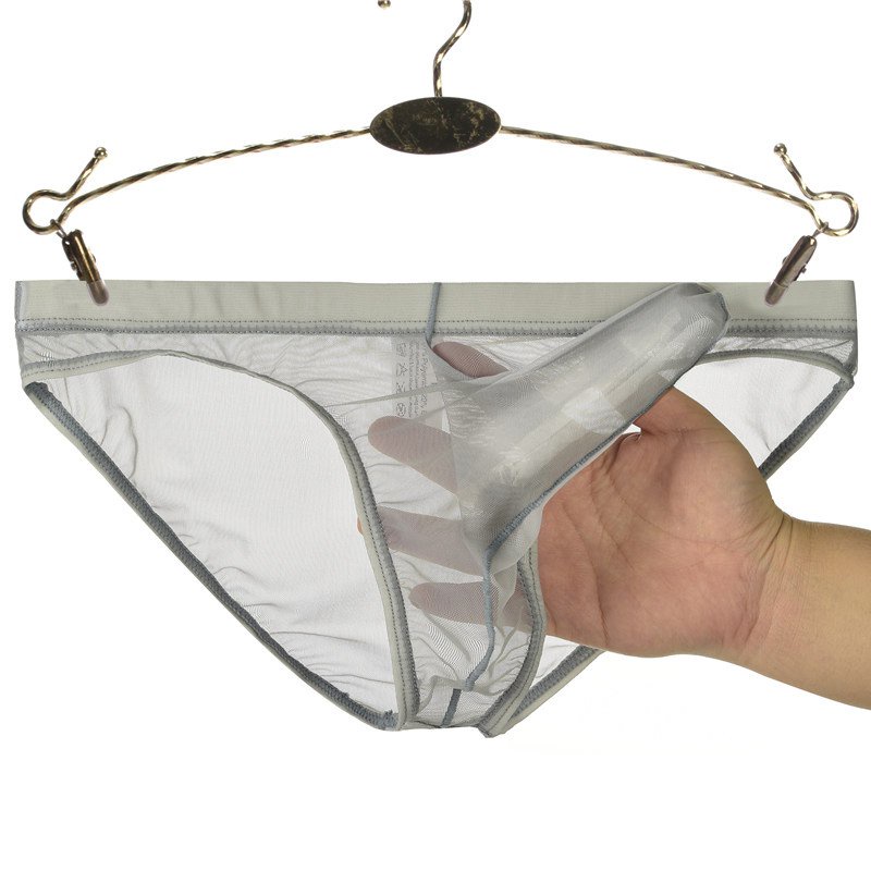 Jual Junye Men's Transparent Elephant Nose Underwear Mesh Ultra-Thin ...