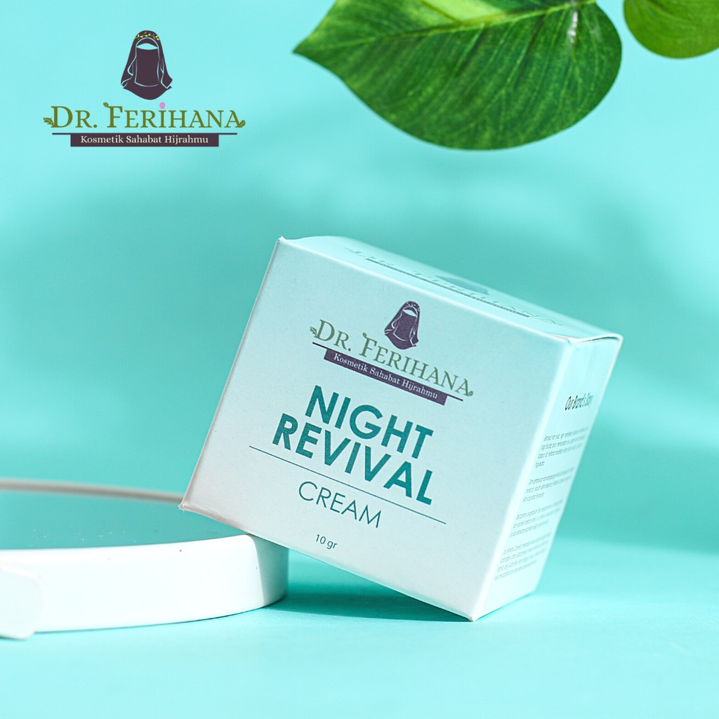 Jual dr. Ferihana Night Revival Cream - 10gr | Krim Malam Memperbaiki Warna Kulit Tidak Merata ...