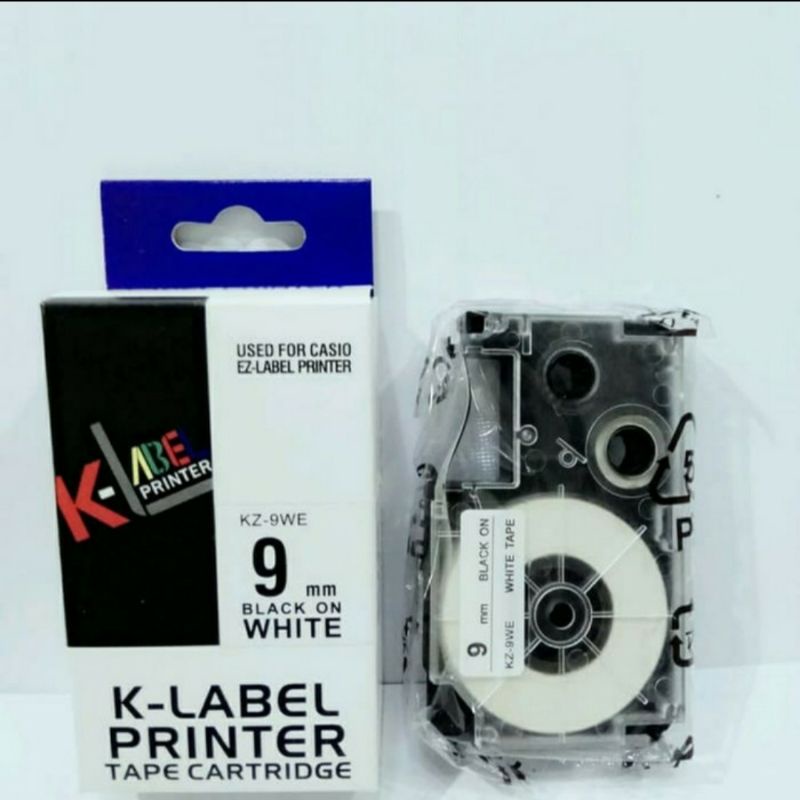 Jual K Label Printer EZ Label 9 MM Compatible Casio Refill Tape ...