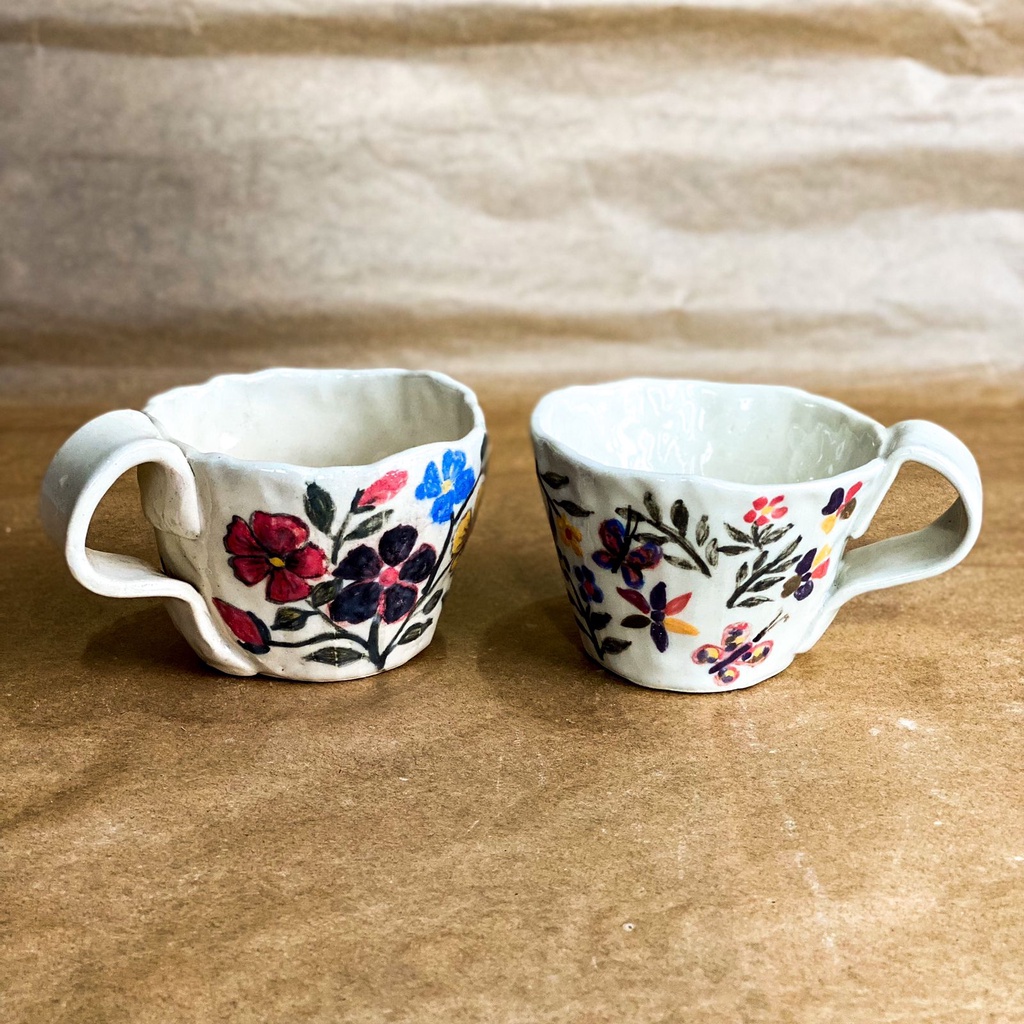 Jual Flora Wonky Mug - Mother's Love Series / ceramic / Mug / keramik ...