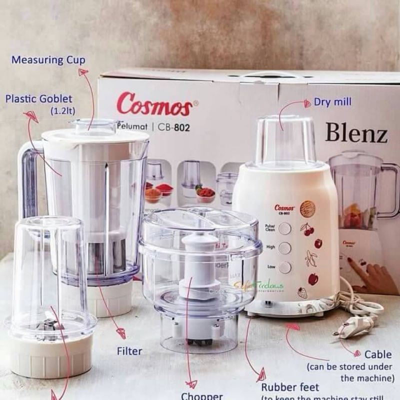 Jual Blender Cosmos CB 832 PC/ CB 802 Blender - Putih / CB832 - Biru ...