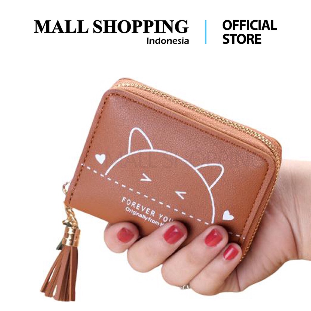Jual (COD) DOMPET WANITA KOREAN FASHION TRENDY FASHION WALLET MALL SHOPPING | Shopee Indonesia