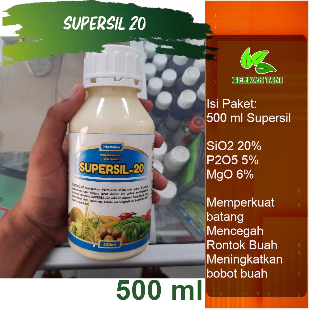 Jual Supersil 500 ml Pupuk Silika Cair Pupuk Penguat Batang | Shopee Indonesia