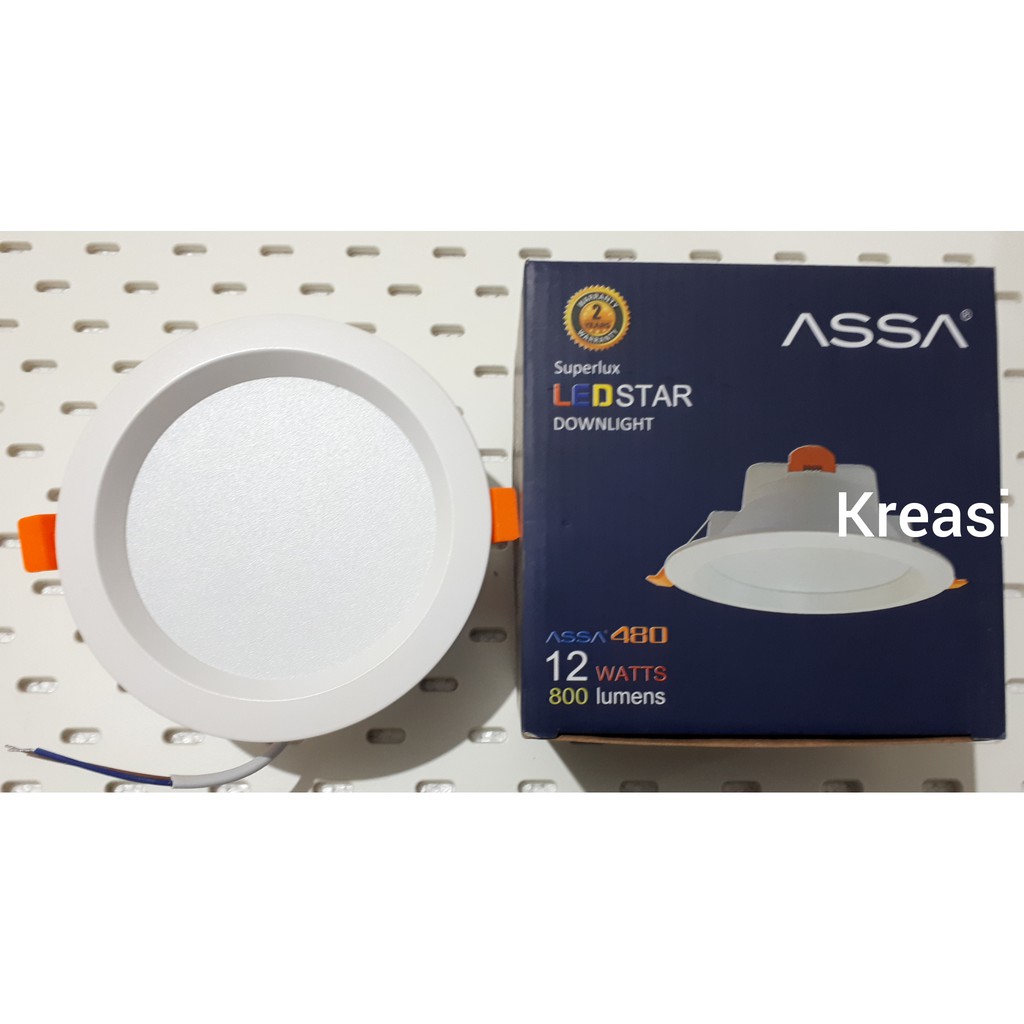 Jual LAMPU LED DOWNLIGHT / LED PANEL ASSA 480 12W / 12 WATT - PUTIH ...