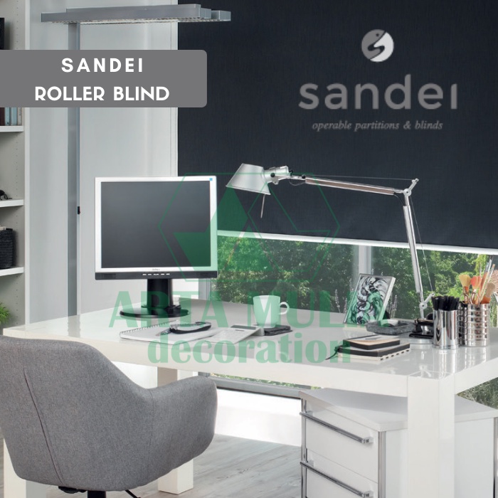 Jual Premium Roller Blind Indoor SANDEI Horden Jendela BLACKOUT 100% S ...