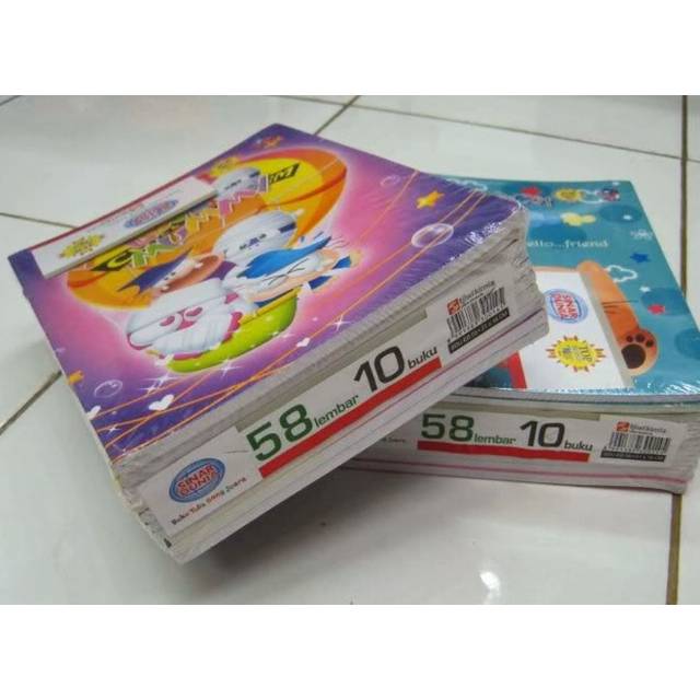Jual Sinar Dunia SiDu Buku Tulis 58 Lembar / SDU EB 58 (Isi: 10 Buku ...