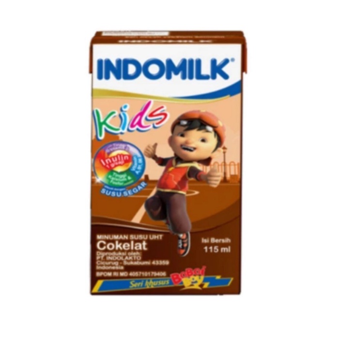 Jual INDOMILK SUSU UHT KIDS COKLAT 115ML | Shopee Indonesia