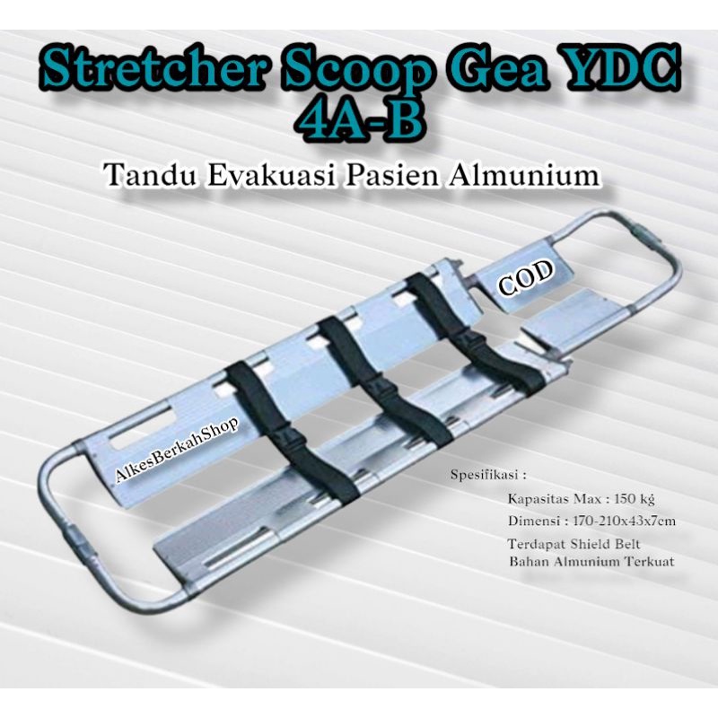 Jual Tandu Pasien SCOOP STRETCHER YDC 4A YDC 4B / Alat Evakuasi Pasien ...