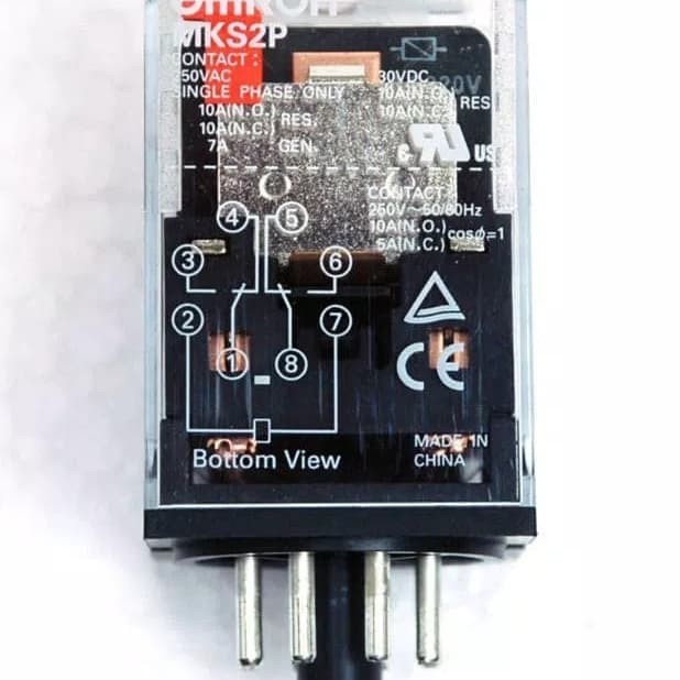 Jual RELAY OMRON MKS2P / 220 VOLT AC ORIGINAL | Shopee Indonesia