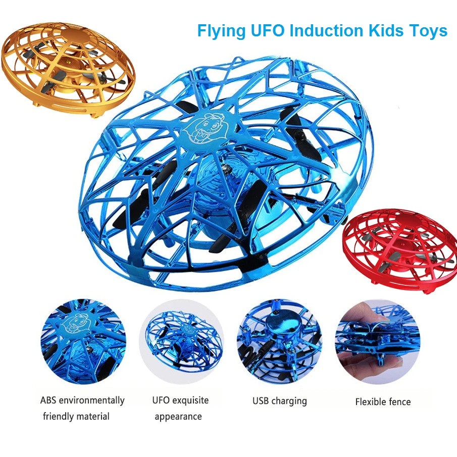 Jual Import Flying Helicopter Mini Drone Infrared Sensor UFO Flying Toy ...