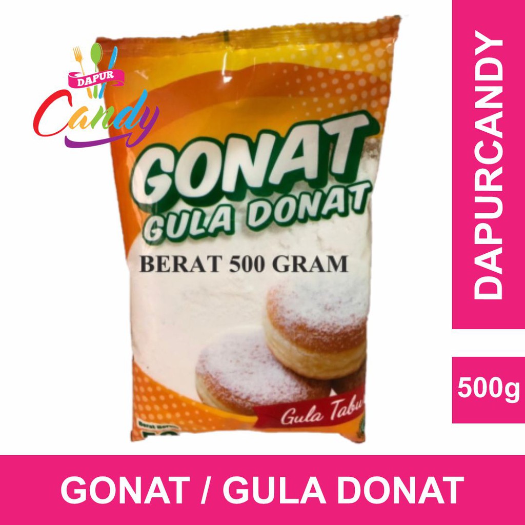 Jual DapurCandy - GONUT GULA DONAT / GULA HALUS 500g | Shopee Indonesia