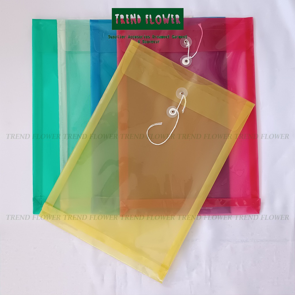 Jual Map Tali Map Bening Map Warna Map Kerja Alat Tulis Kantor Map A4 ...