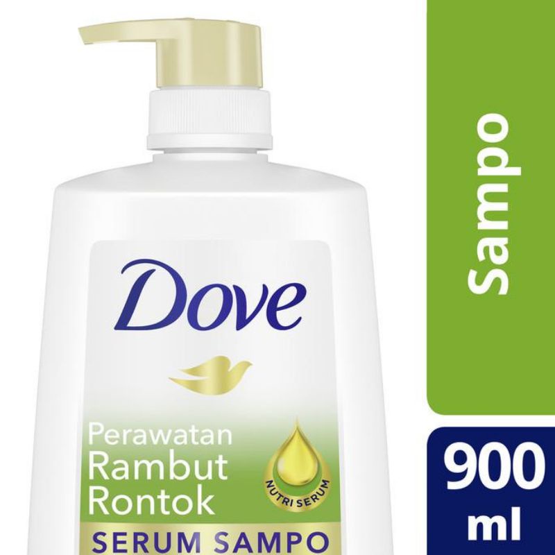 Jual sampo dove serum anti rontok 900 ml / kondisioner anti rontok 160 ...