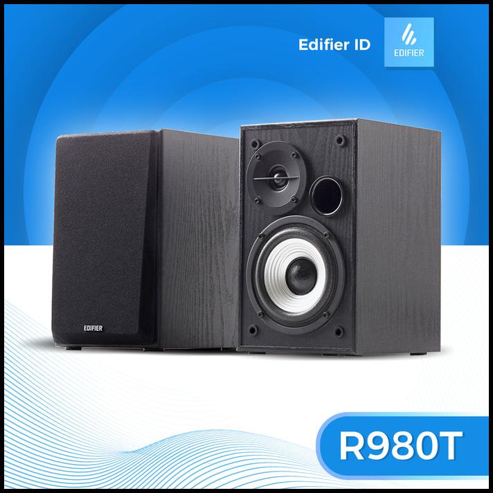 Jual Edifier R980T 4" Active Bookshelf Speakers - 2.0 Computer Speaker ...