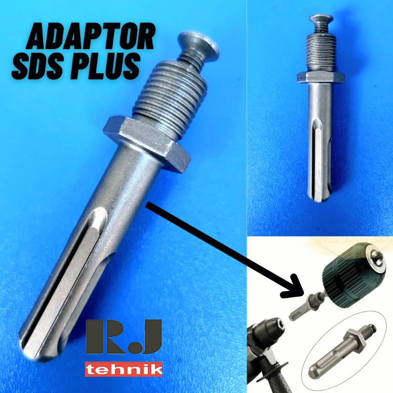 Jual Adaptor SDS Plus Adapter Sambungan Kepala Bor Rotary Hammer ...