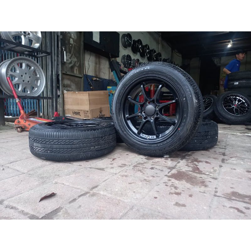 Jual VELG SEKEN BEKAS MOBIL TYPE CE 28 RAYS R15 BAUT 4 PCD 100 DAN 114 ...