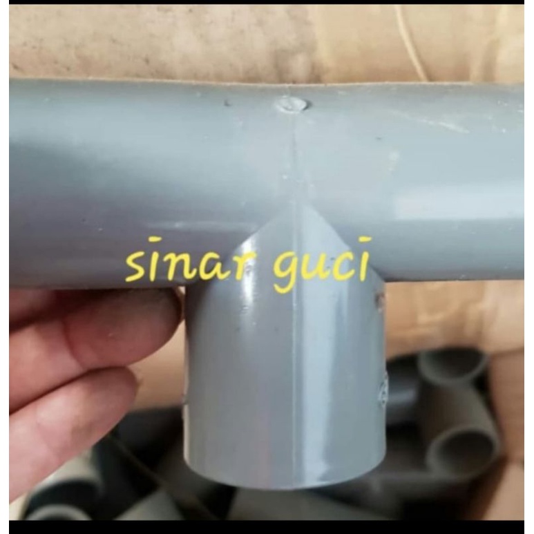 Jual Sambungan Pipa Pvc Tee Ukuran 3 Inc | Shopee Indonesia