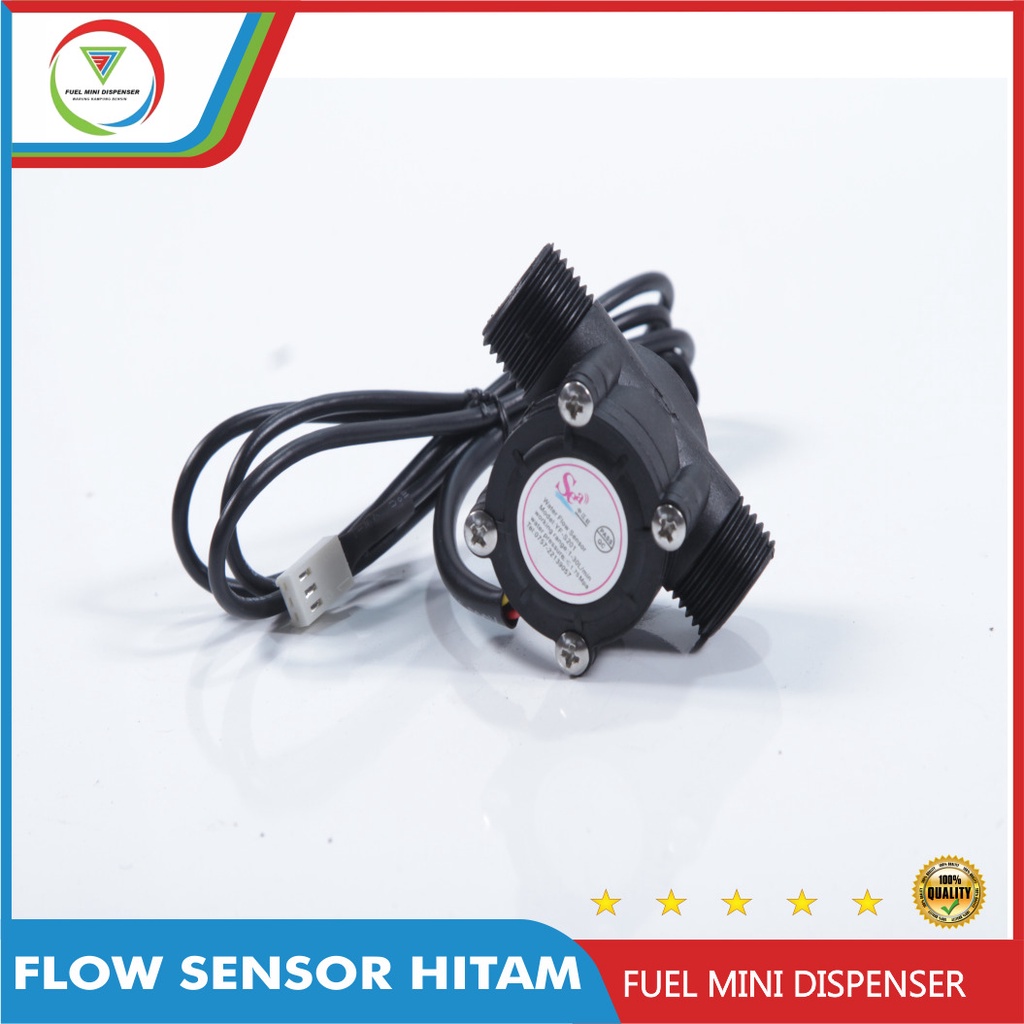Jual YF-S201 WATER FLOW SENSOR ALIRAN AIR HALL 1/2" 1-30L/MIN 2.0MPA ...
