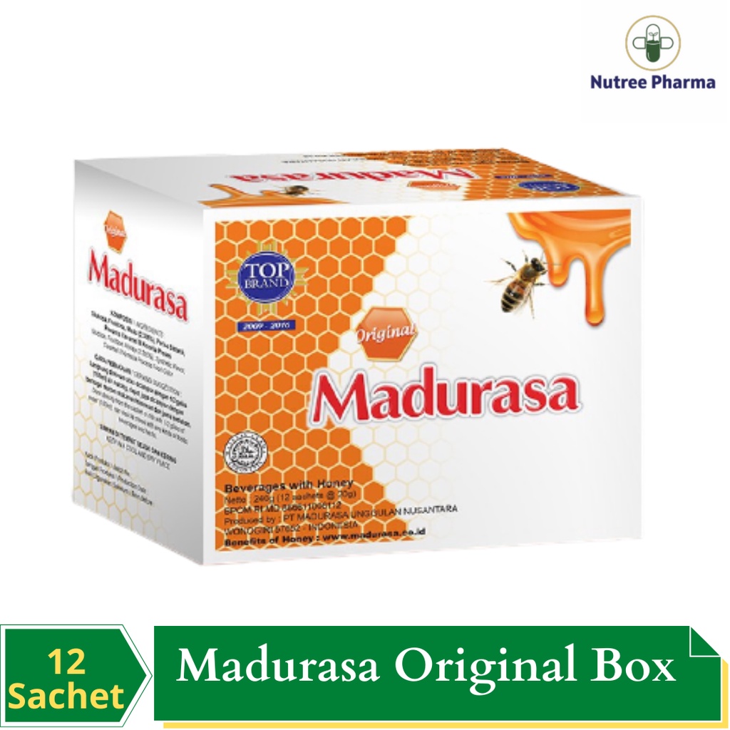 Jual ⚡MURAH & DIJAMIN ORI⚡ Madu Rasa/Madurasa Original Box Isi 12 Sachet | Memelihara Daya Tahan ...