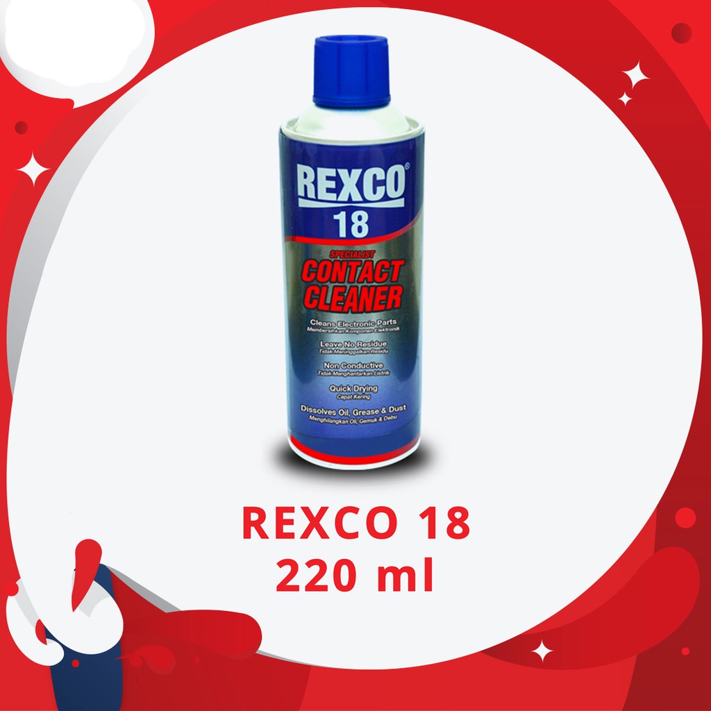 Jual REXCO 18 Contact Cleaner 220 ML | Shopee Indonesia