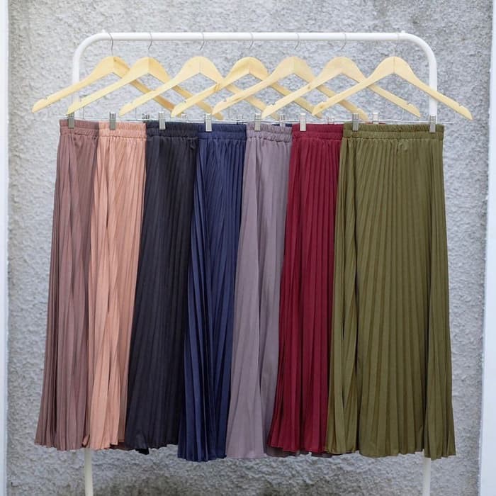 Jual ROK PLISKET PREMIUM / ROK PLISKET LIPIT BESAR | Shopee Indonesia