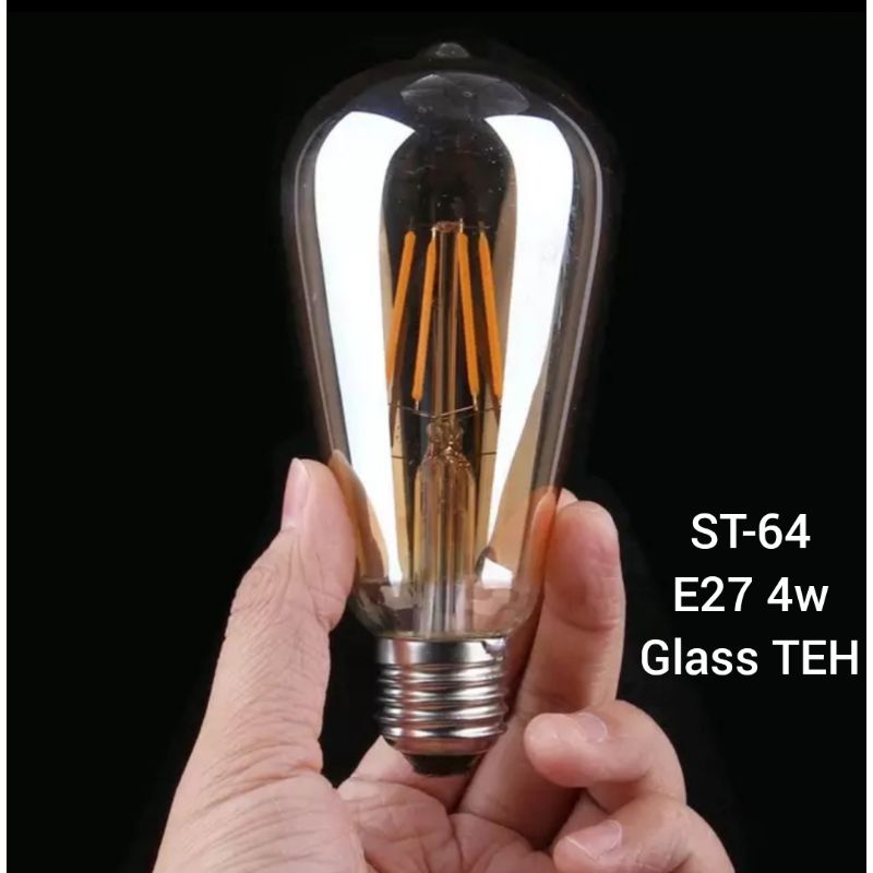 Jual Lampu LED Filamen G45 G80 ST64 C35 E27 2w 4w watt Filament Edison Vintage Lampu Bohlam cafe ...