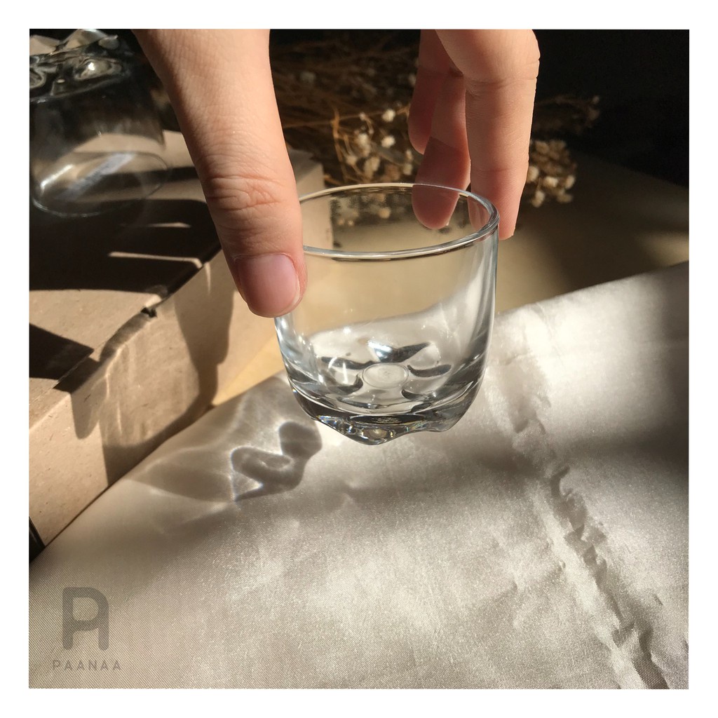 Jual Gelas Sloki Kaca Kecil Estetik Properti Foto Simple Minimalis ...