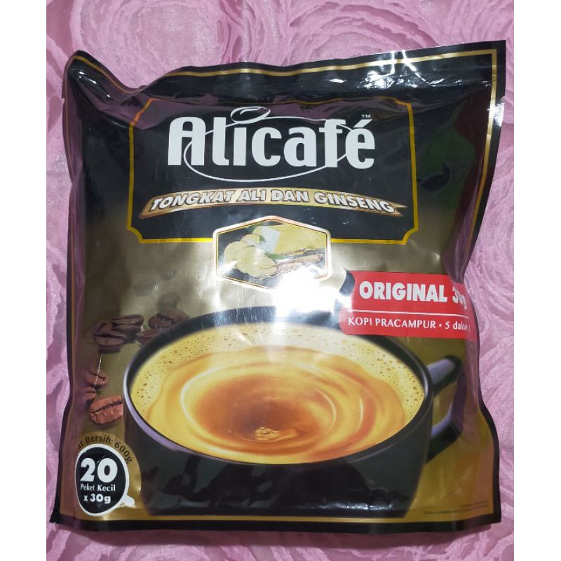 Jual ALICAFE TONGKAT ALI DAN GINSENG 5 IN1 ( 20 Sachet ) | Shopee Indonesia