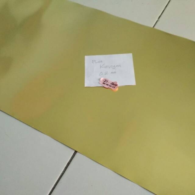 Jual Plat kuningan ukuran 60x30cm tebal 0.15mm | Shopee Indonesia