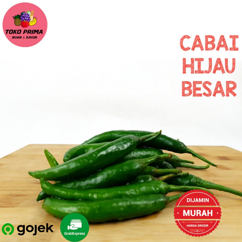 Jual Cabai Hijau Besar / TW ijo Per Kg | Shopee Indonesia