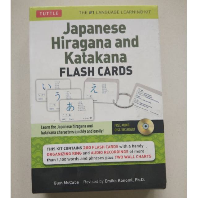 Jual Tuttle Flash Cards: Japanese Hiragana and Katakana | Shopee Indonesia