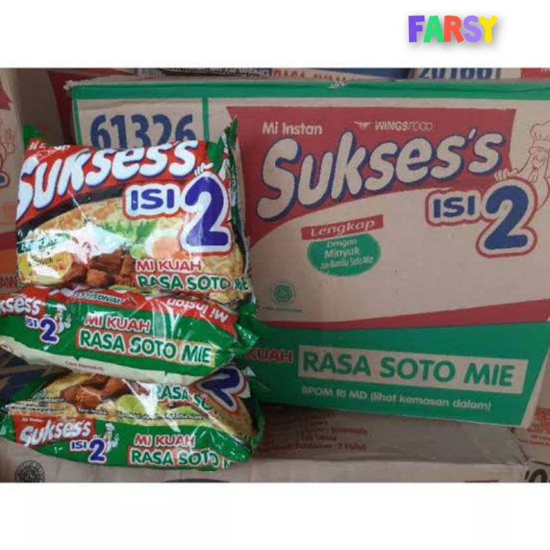 Jual NOODLES/MIE INSTANT MIE SUKSES ISI 2 KUAH RASA SOTO AYAM KEMASAN ...