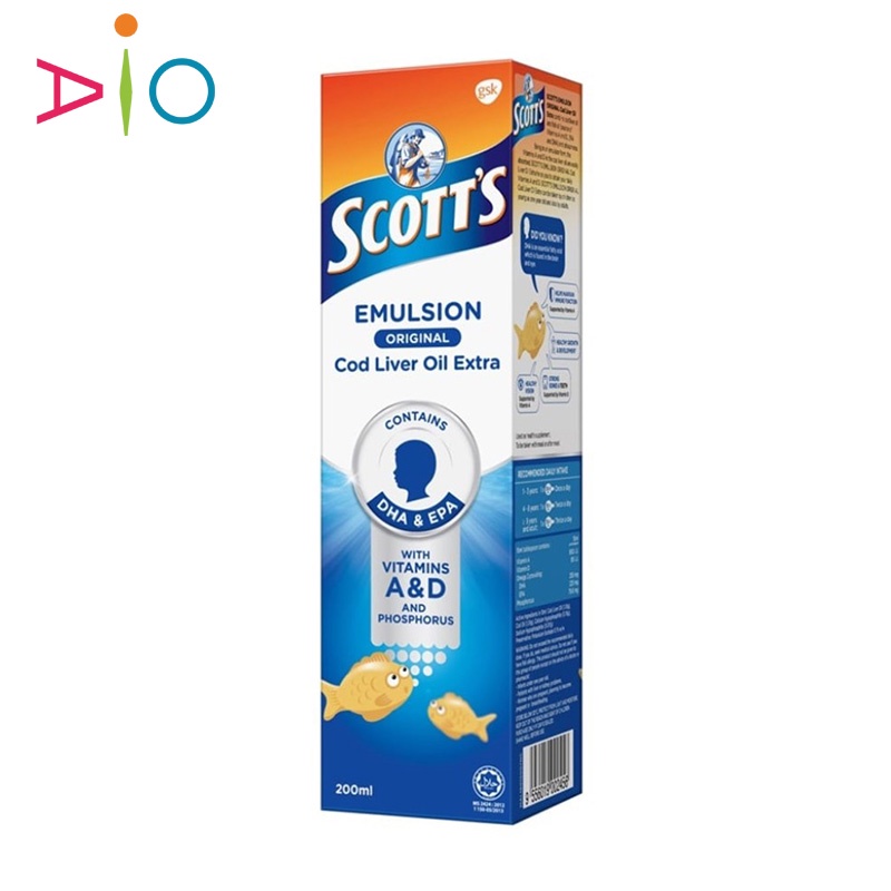 Jual Scott Emulsion Malaysia / Scott's Emulsion Cod Liver Oil Extra ...