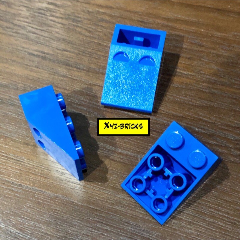 Jual LEGO PARTS 4509443 - Roof TIle 2x3 25 Degrees Inverted Bright Blue ...