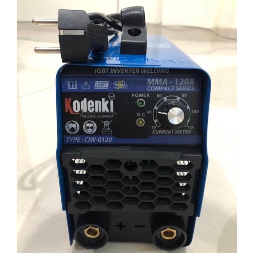Jual Mesin Las MMA 120 KODENKI 450 Watt Travo Las MMA120 | Shopee Indonesia