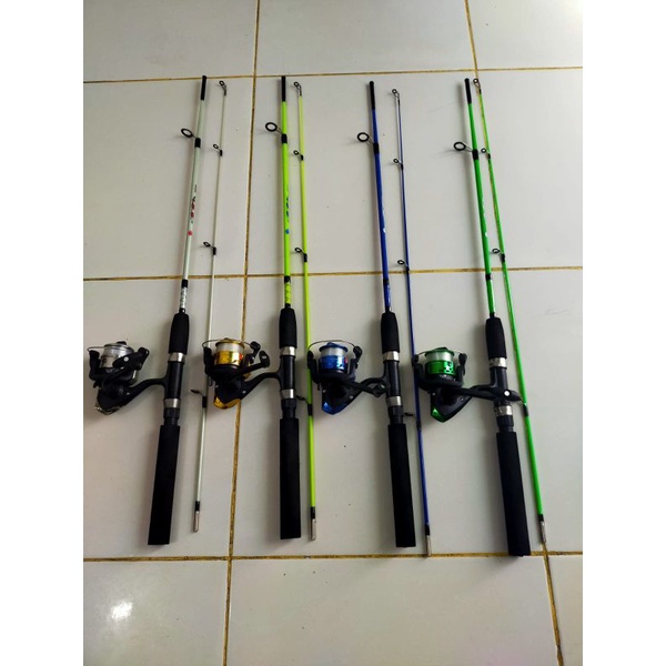 Jual pancing set lengkap tinggal pakai cocok untuk mancing udang dan ikan | Shopee Indonesia
