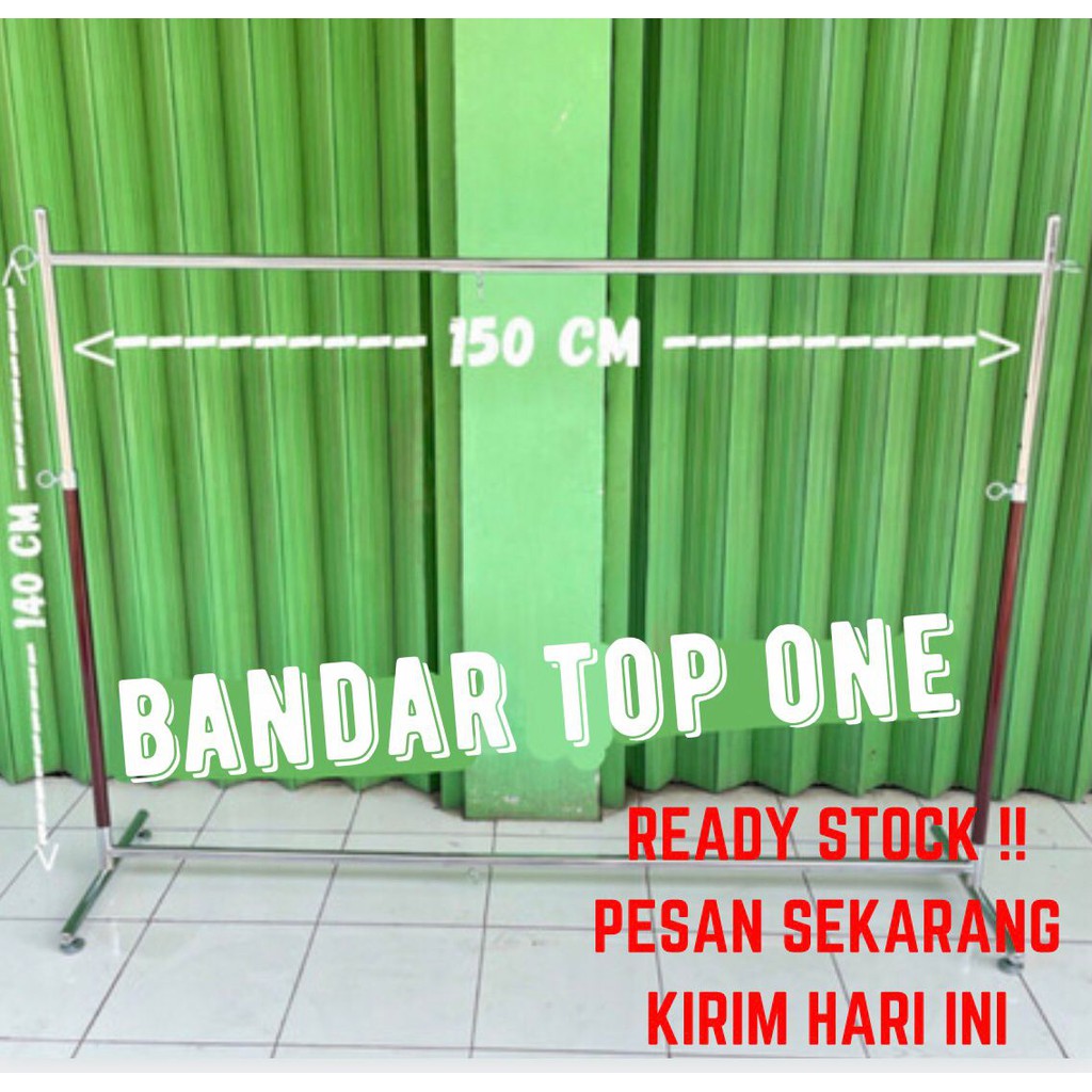 Jual Hanger Gantungan Baju Model Gawangan Tarik / Extend /Gawang Tarik ...