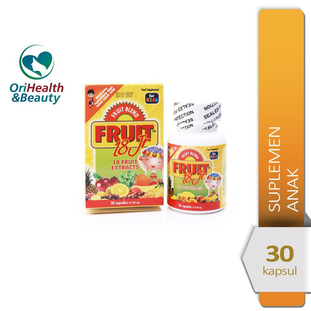 Jual Fruit 18 Jr - 30 Kapsul Suplemen Anak 18 Macam Buah Di5Kon ...
