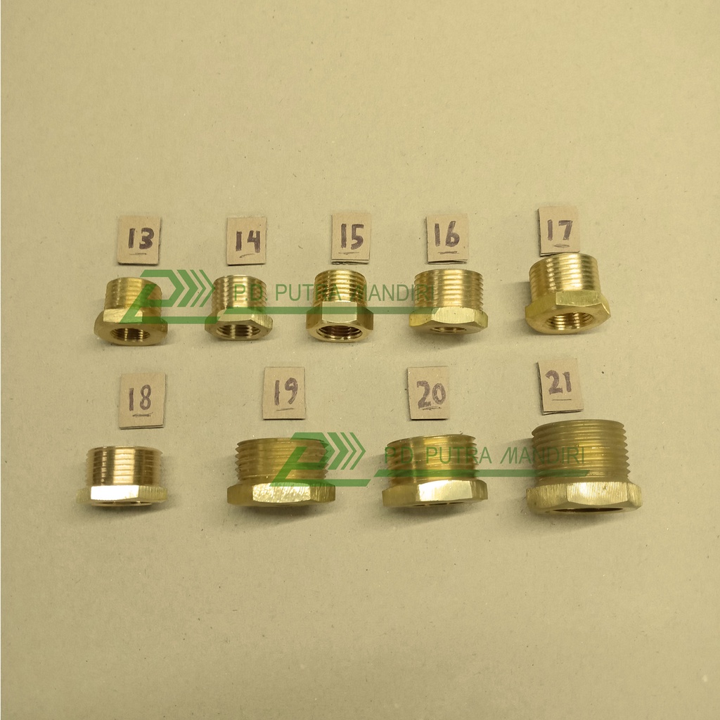 Jual V Ring 1/2 x 3/8 - Kuningan (Adaptor / Reducer) | Shopee Indonesia