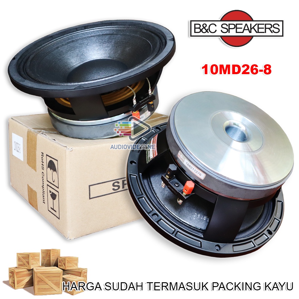 Jual SPEAKER B&C 10 Inch Komponen Speaker BNC 10MD26 Spiker Balap Component Sound System ...